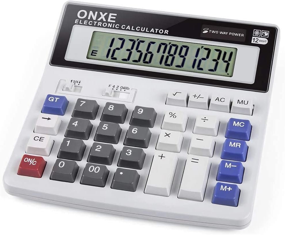 Calculators,Desktop Office 12 Digit Display Standard Function ...