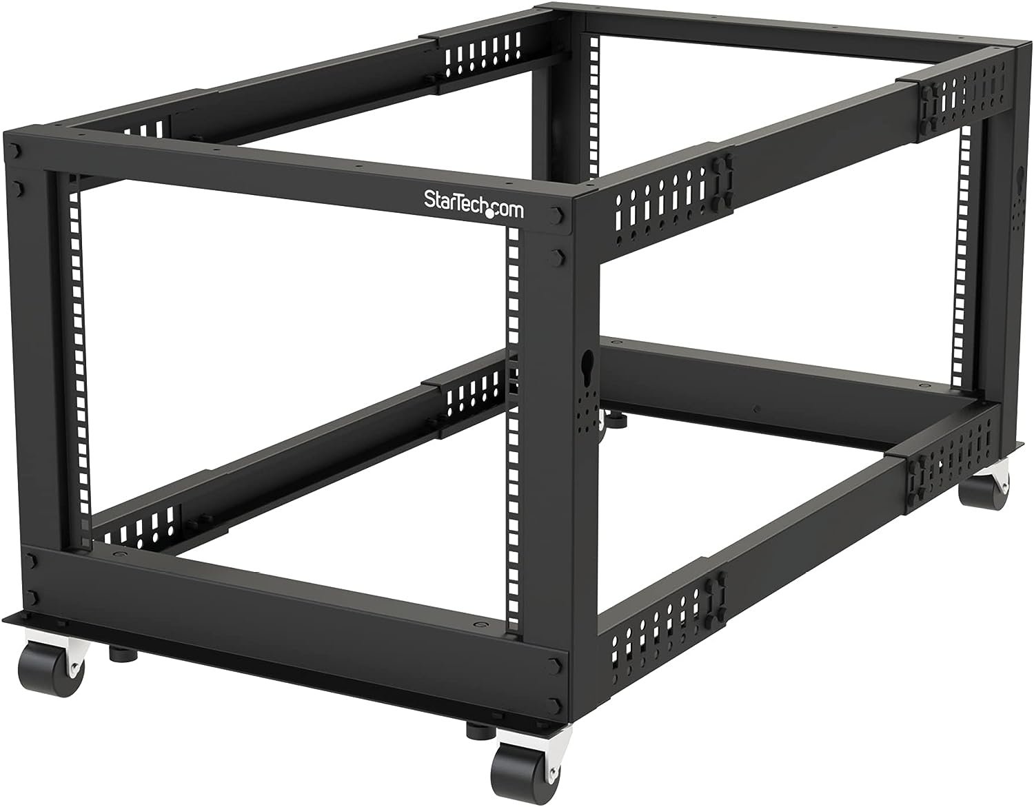 StarTech.com 4-Post 8U Mobile Open Frame Server Rack Review - Stay At ...