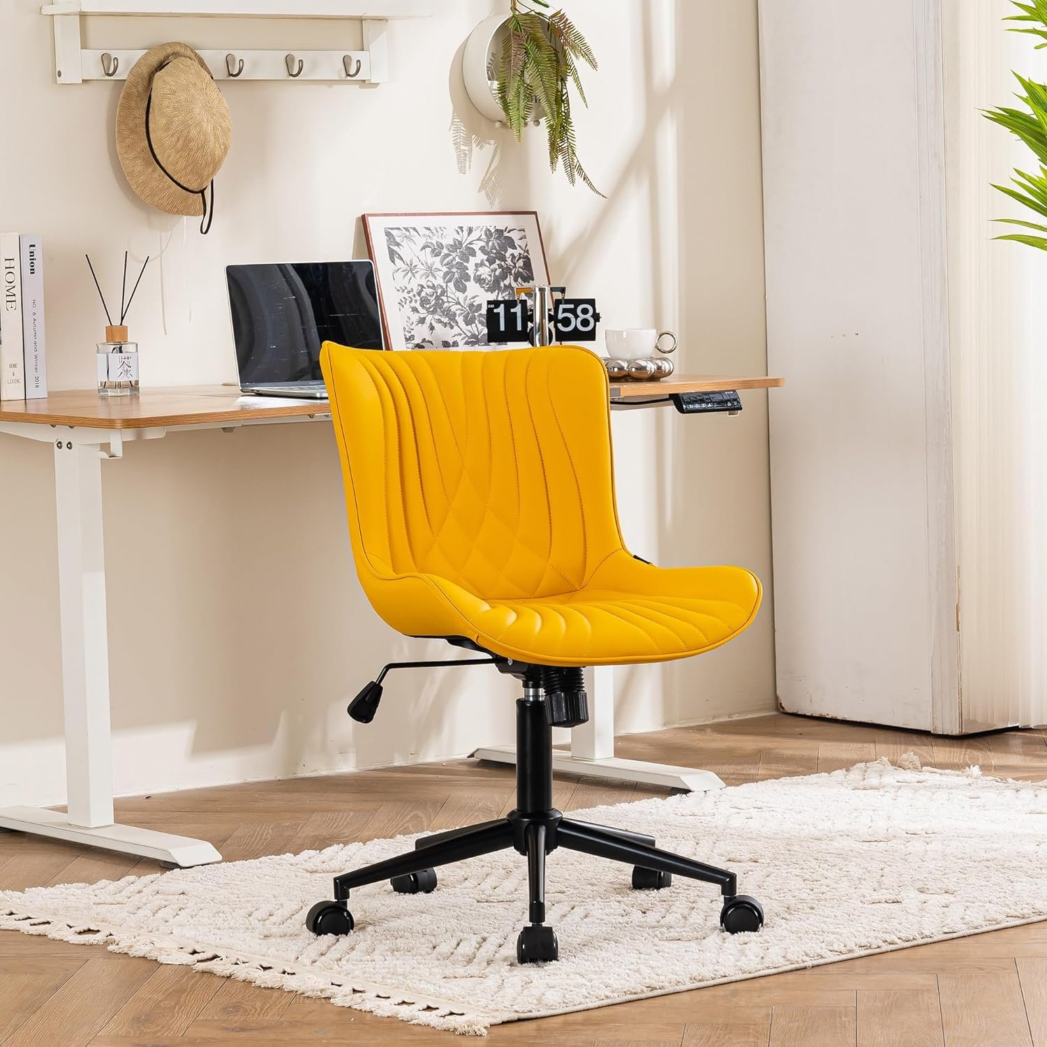 YOUTASTE Ergonomic Office Desk Chair Faux Leather Review - Stay At Home ...
