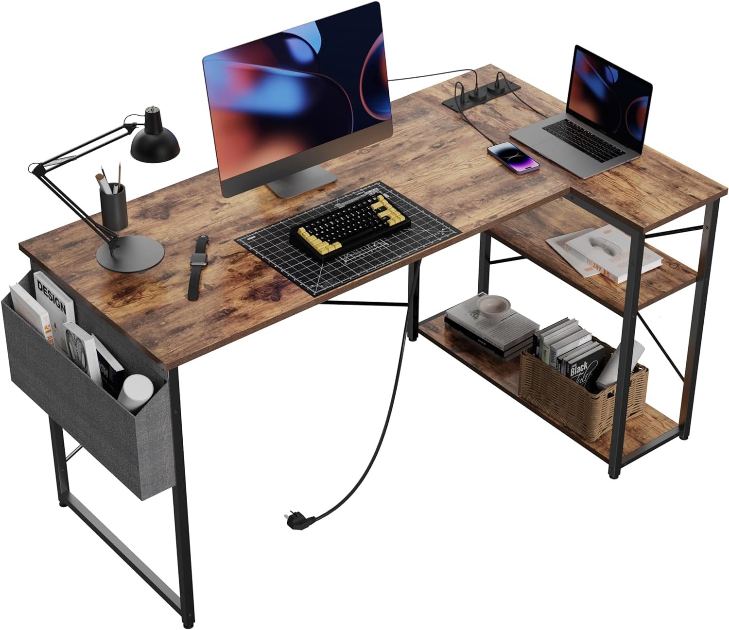 BEXEVUE Small L Shaped Desk Review - Stay At Home Business