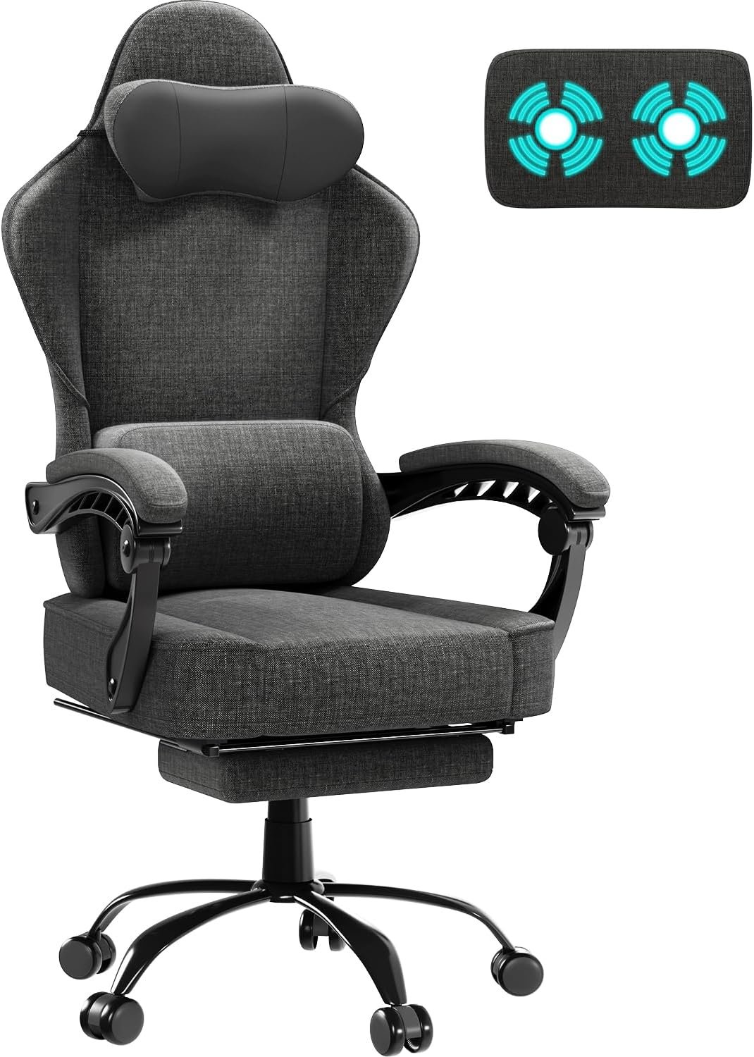 TRIUMPHKEY Fabric Gaming Chair Review - Stay At Home Business